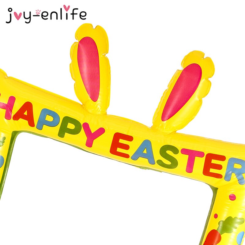 Happy Easter Inflatable Rabbit Frame Easter Photo ... – Grandado