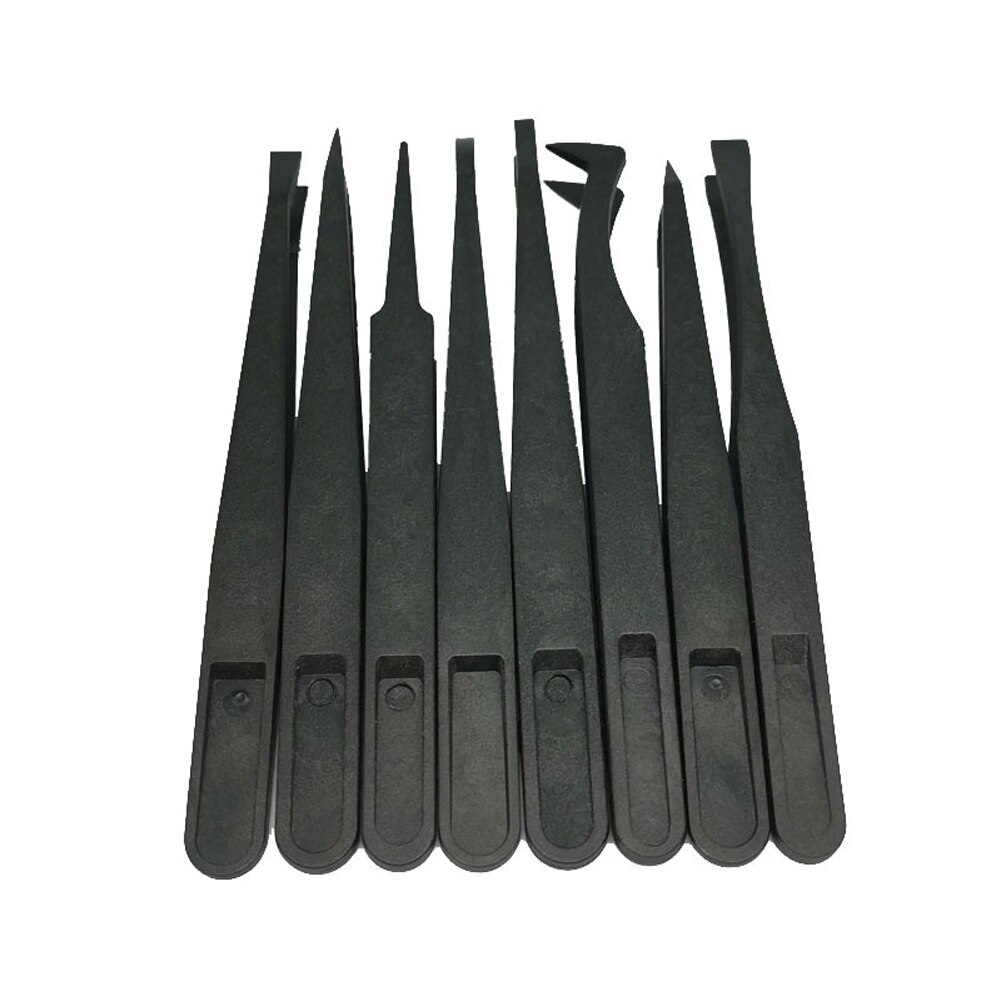 8PCS Plastic Tweezers Nipper Anti-Static Straight ... – Vicedeal