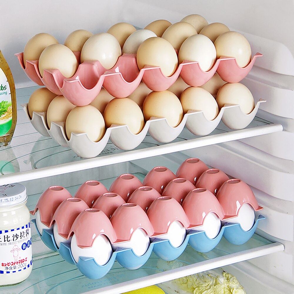 1pc 12 Grids Egg Holder Ceramic Egg Tray Egg Stora... – Grandado