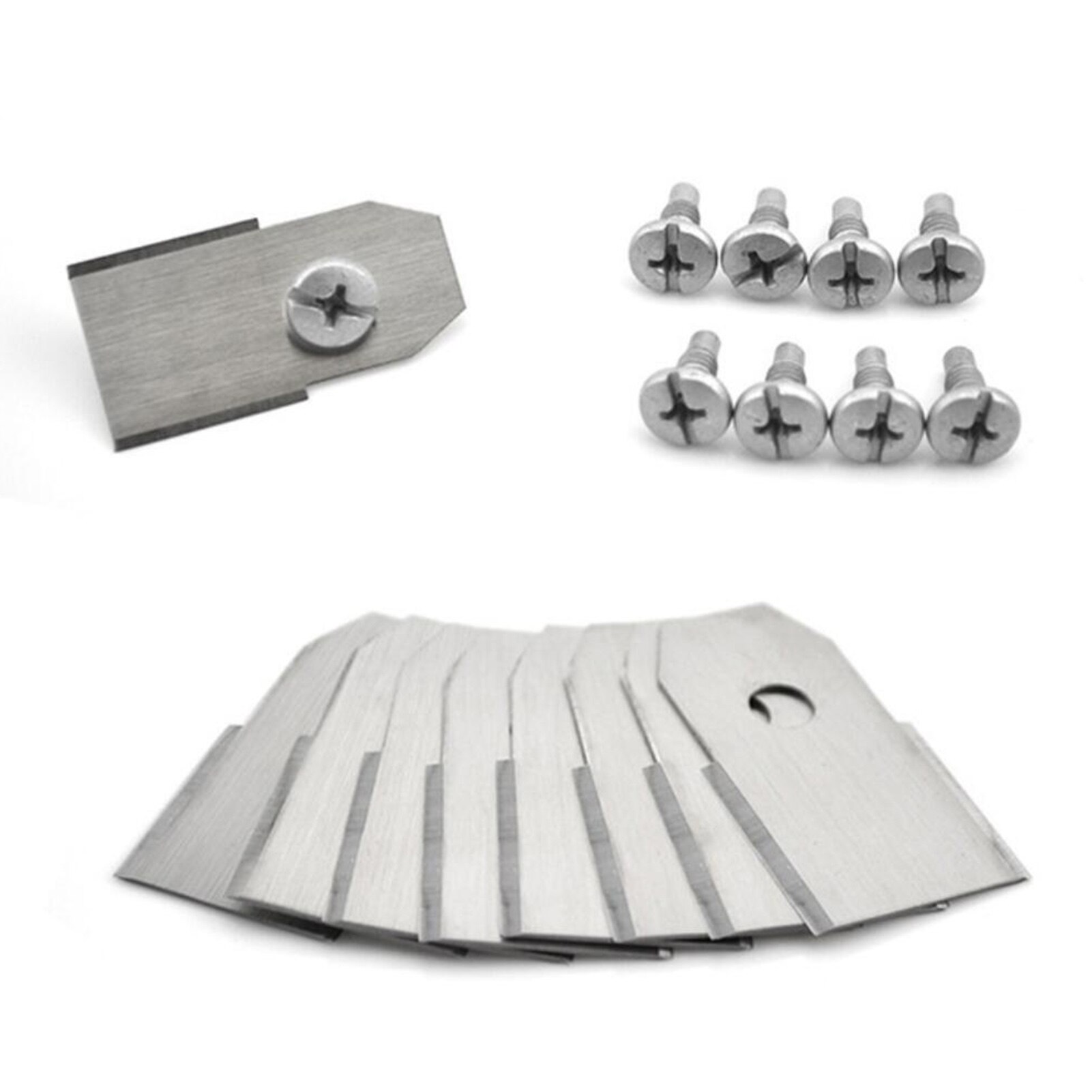 30 Pack Lawn Robot Blade 0.6mm With Screws For Hus... – Grandado