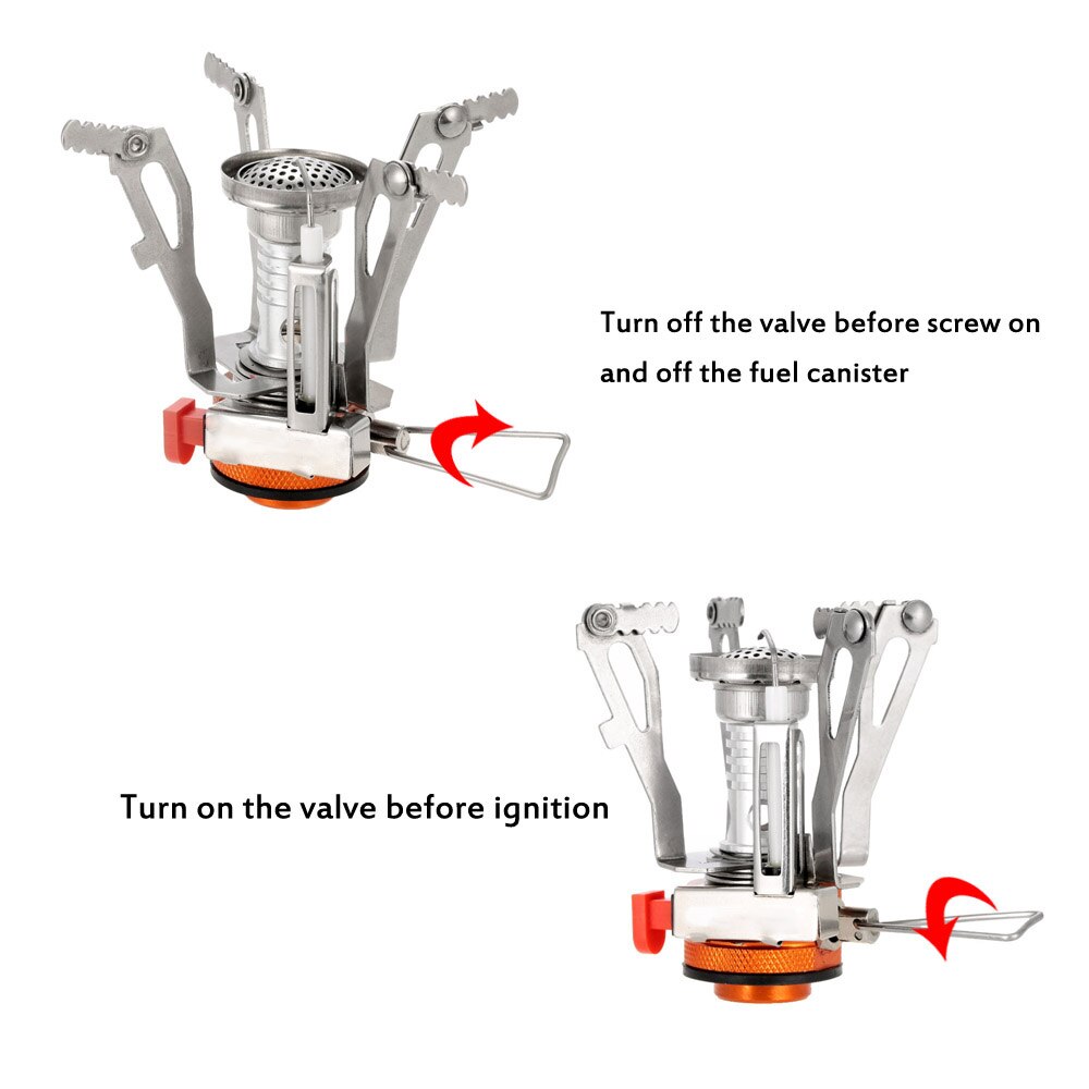 Outdoor Folding Spork Cooking Pots Set with 3000W ... – Grandado