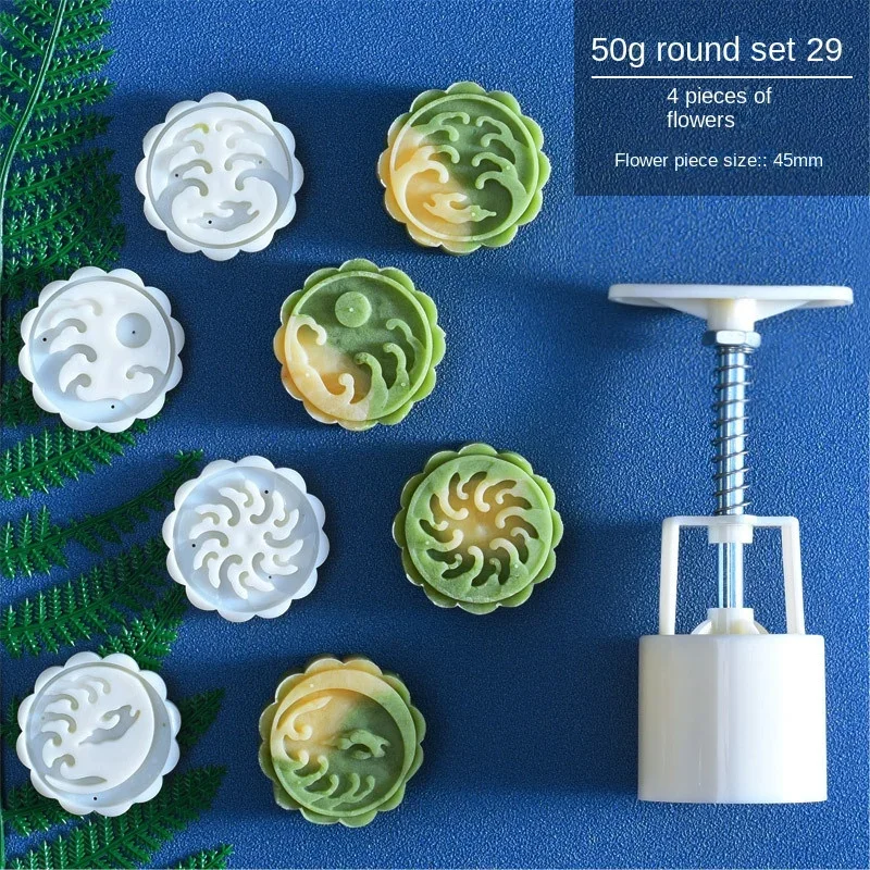 Mooncake Mold Family Hand-pressed Fondant Snow Ski... – Vicedeal
