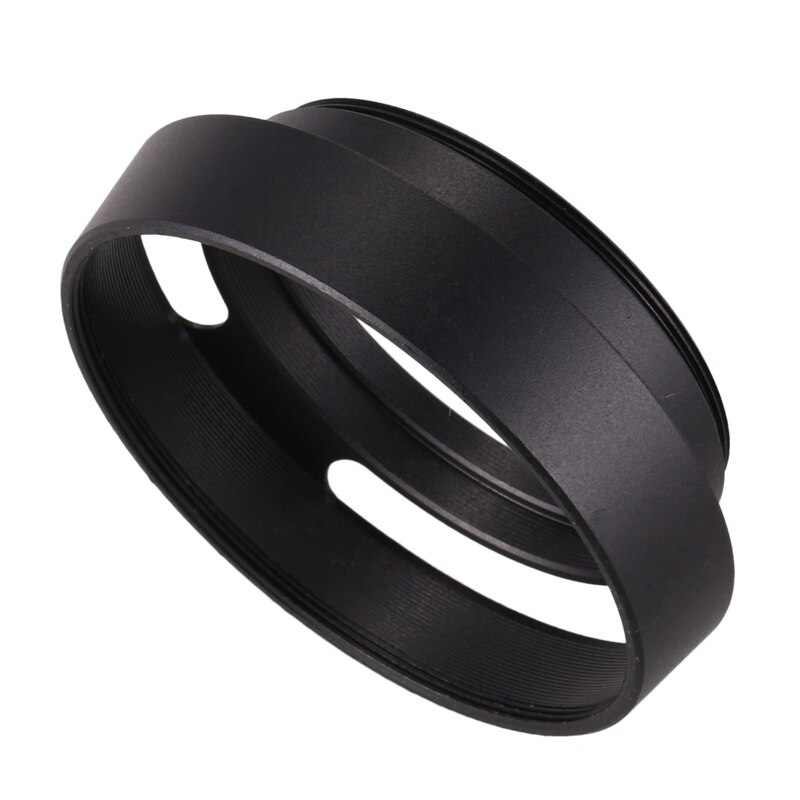 Black 46mm Metal Lens Hood for 25mm F1.4 35mm F1.6... – Vicedeal