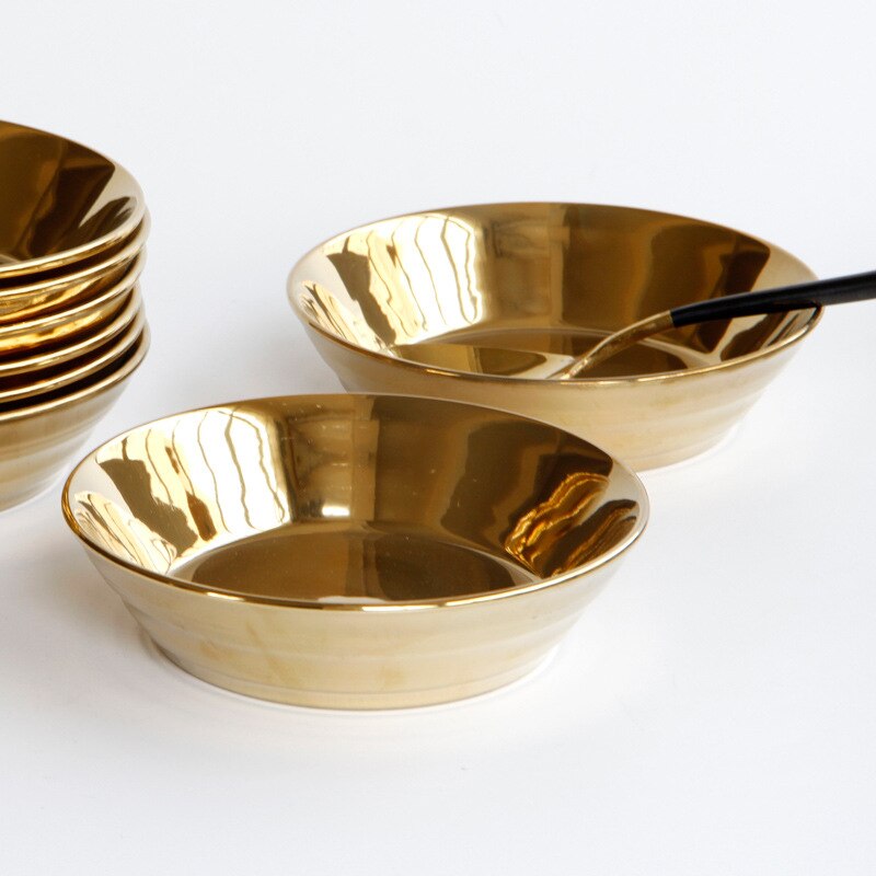 Simple European style ceramic tableware electropla... – Grandado