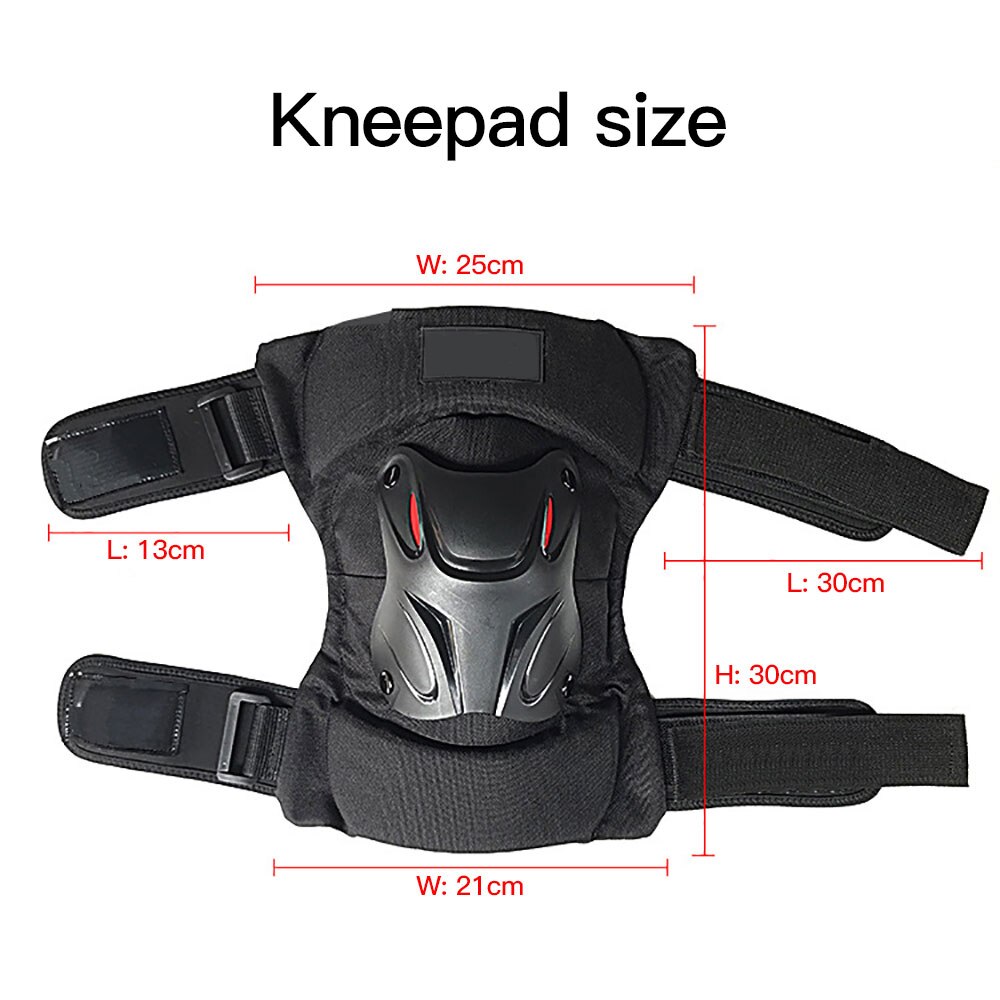 4 stuks universele kniebeschermers voor motorfiets... – Grandado
