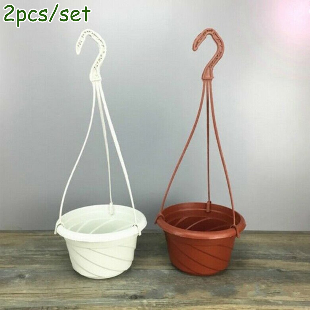 2X Home Garden Balcony Hook-type Hanging Flower Pl... – Grandado