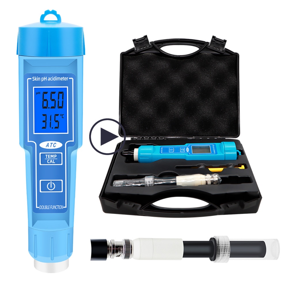 PH-6118 Skin Ph Acdimeter 2 in 1 Skin PH Tester PH... – Grandado