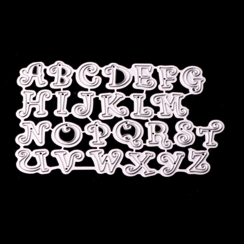 A-Z Letter Accessories Metal Cutting Dies Mold Scr... – Grandado