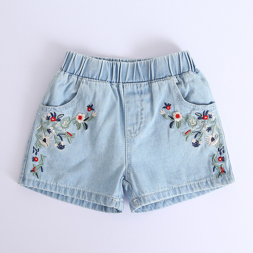 Baby Girl Summer Denim Icing Shorts For Girls 2-5 ... – Grandado