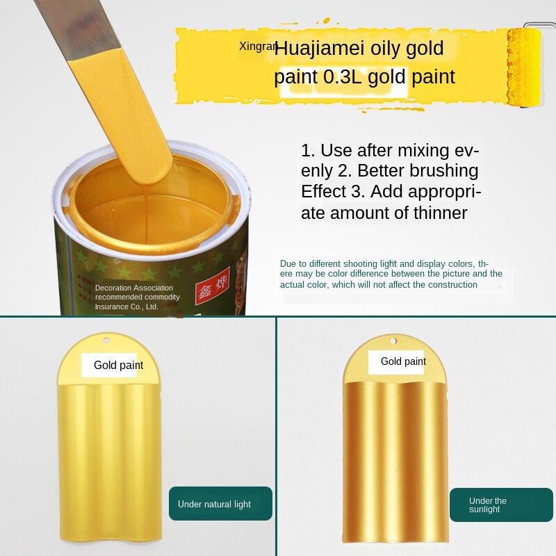 0.3L Oily Craft paint red copper paint brushed bla... – Grandado