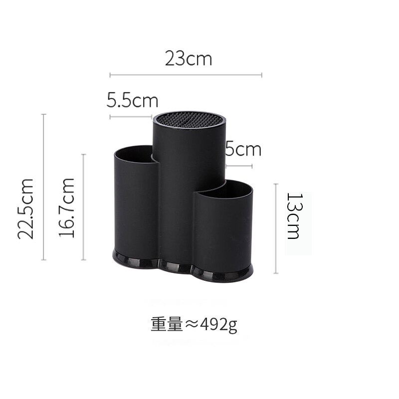 3 Gaten Mes Houder Stand Voor Messen Multifunction... – Grandado