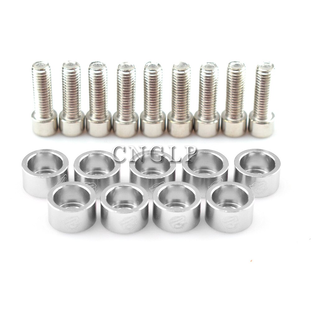 Aluminudm Car JDM M8 9 Pcs/Pack Fender Washers and... – Grandado