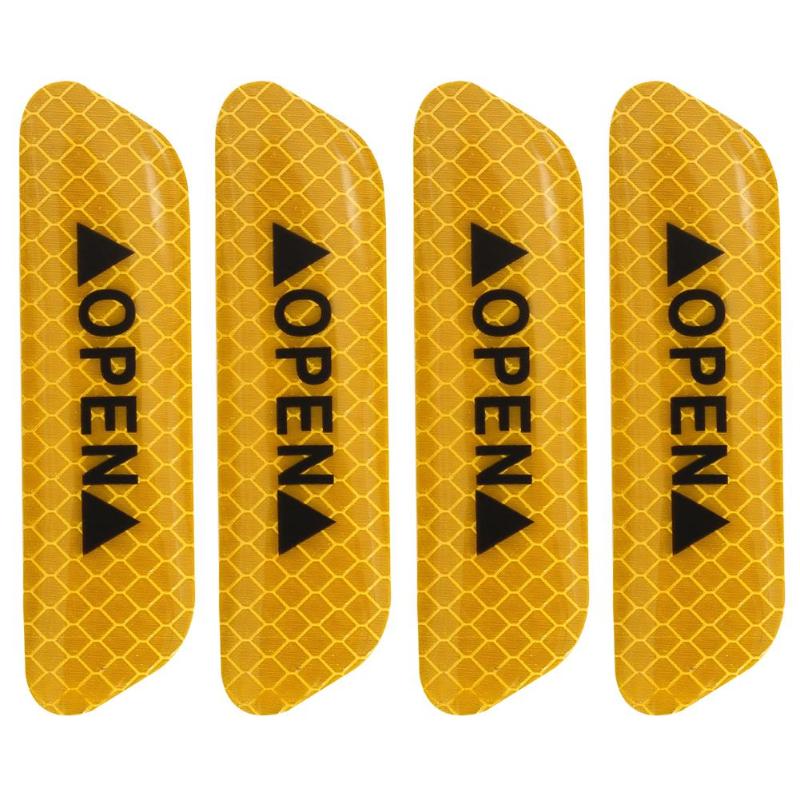 4pcs Car Door Sticker Decal Warning Tape Auto Refl... – Grandado