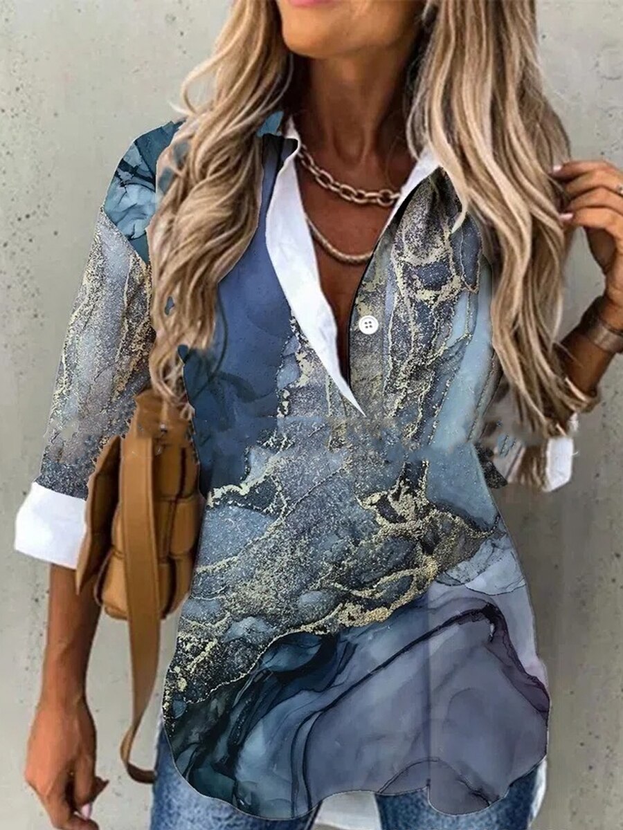 long-sleeved women shirt temperament casual plus s... – Vicedeal