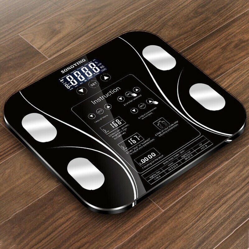Báscula de peso corporal 180KG Analizador de grasa... – Grandado