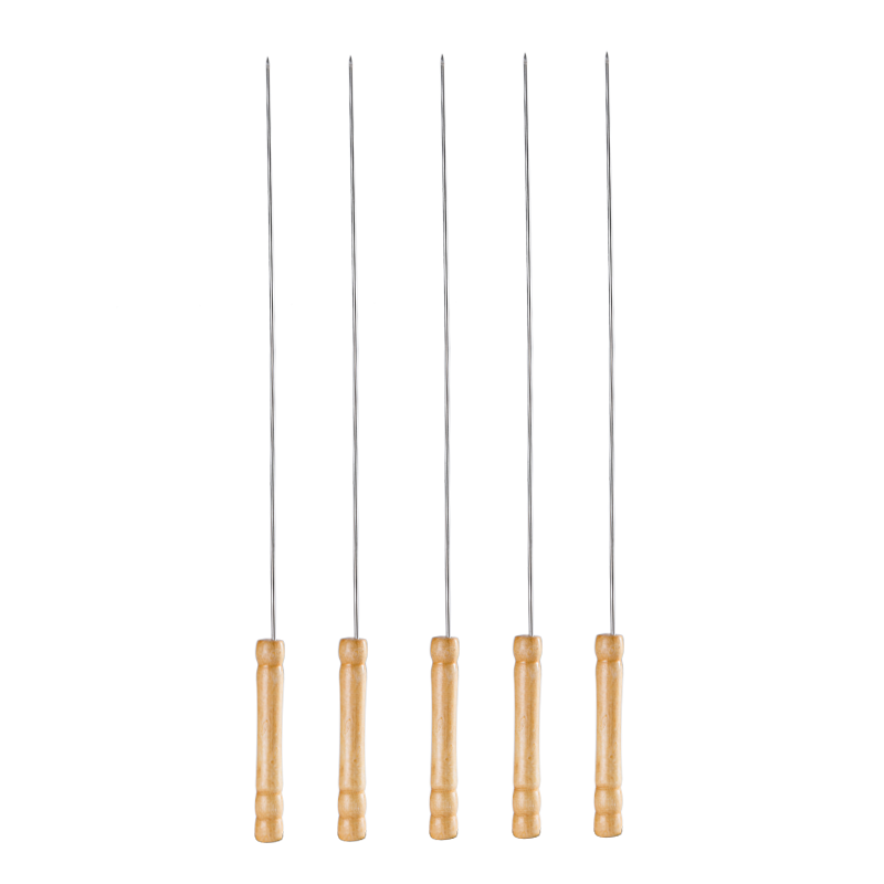 30/50Pcs Kabob Barbecue Spies Met Houten Handvat V... – Grandado