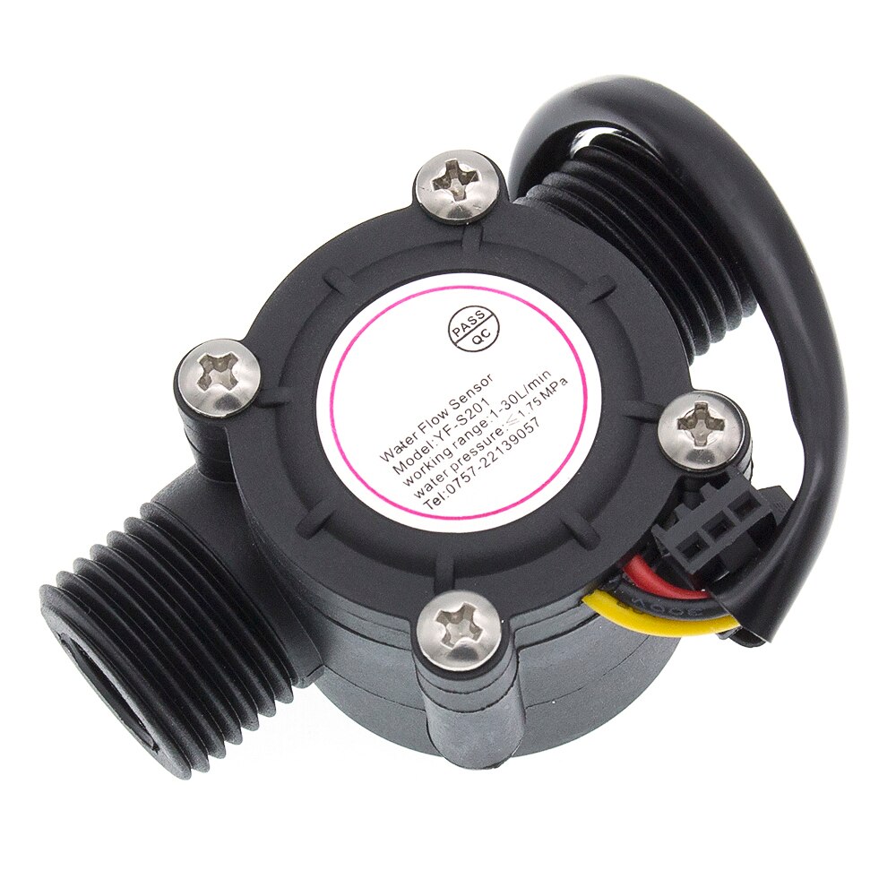 5V Water Flow Sensor YF-S201 iSentrol Flowmeter Ha... – Grandado