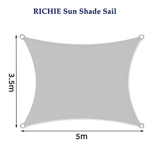 Shade Sail Rectangle 3.5x5m Waterproof Shade Sail ... – Vicedeal