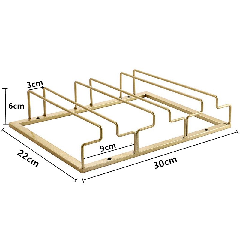 1Pc Wall-mounted Cabinet Wine Glass Drain Rack Hom... – Grandado