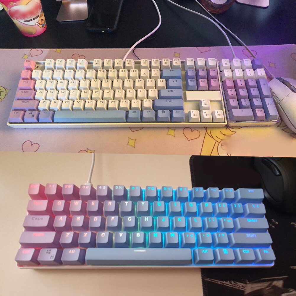 104pcs PBT Backlight Mechanical Keyboard Keycapsfo... – Grandado