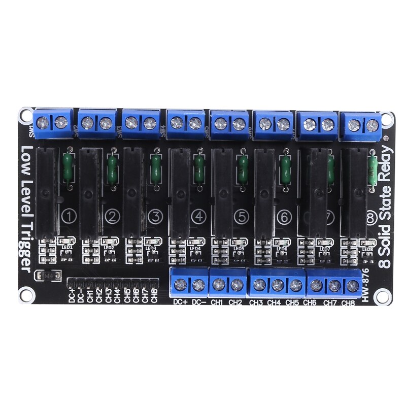 5V Solid State Relay 5V Module 8 Way High and Low ... – Grandado