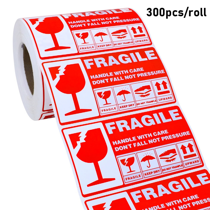 300Pcs/Roll Fragile Mailing Handle With Care Stick... – Vicedeal