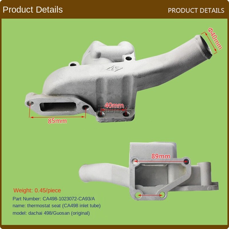 FOR FORklift Engine Parts Thermostat Seat (CA498 I... – Grandado