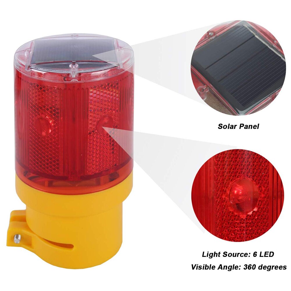Solar Flashing Traffic Lights Wireless Powered Eme... – Grandado