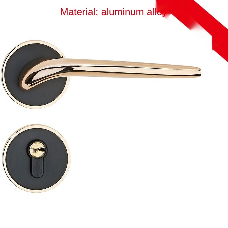 European-style door lock indoor bedroom mute door ... – Vicedeal