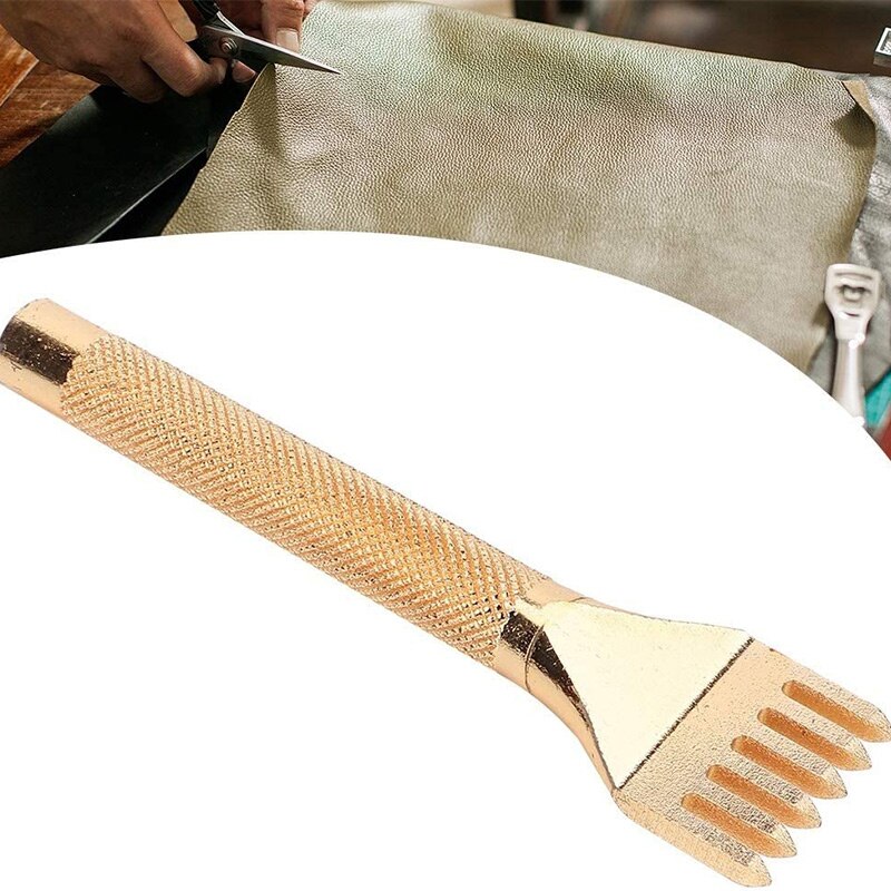 Jiwuo Leather Hole Punch Tool 4mm Gold Stainless S... – Grandado