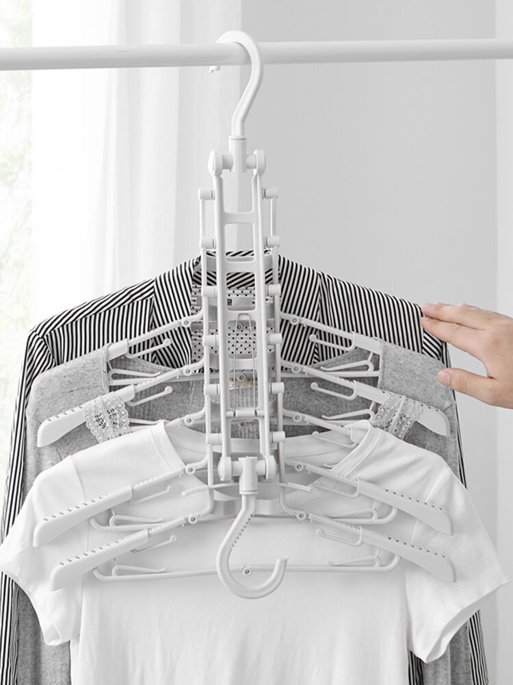 Magic multi-function magic hanger folding multi-storey provincial ...