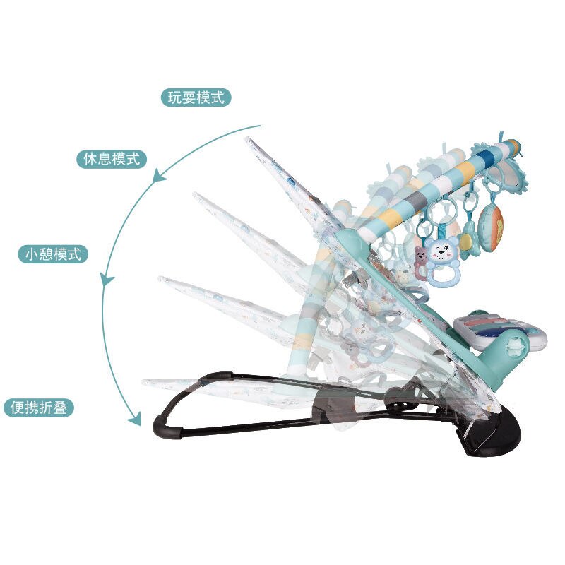 Newborn Baby Electric Rocking Chair Toy Fitness Fr... – Grandado