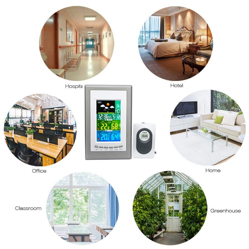 ! Multifunction Color Weather Station with Indoor ... – Grandado