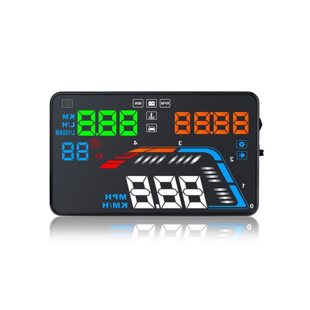 5.5" Q700 Car HUD Head Up Display Universal OBD2/E... – Grandado