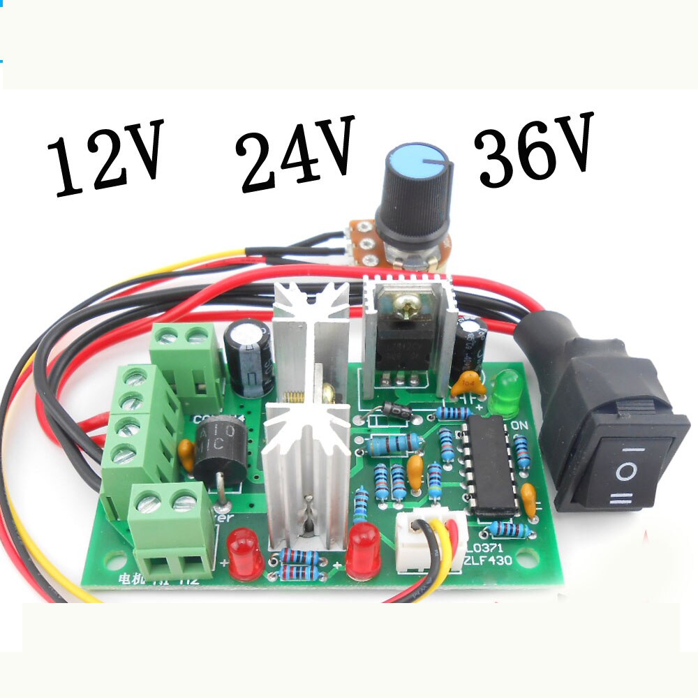 Controlador de velocidad del motor de CC, interrup... – Grandado