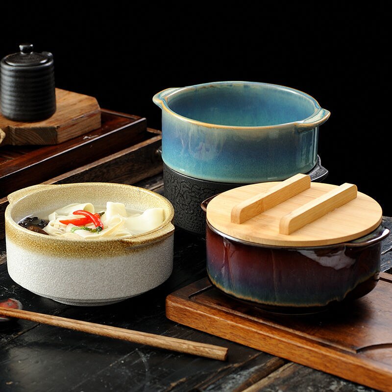 Japanese-style large-capacity instant noodle bowl ... – Grandado