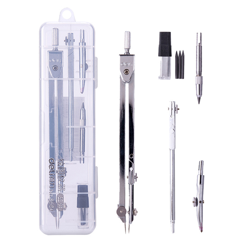 Deli 8604 Metal Compass Five-piece Boxed Multi-fun... – Grandado