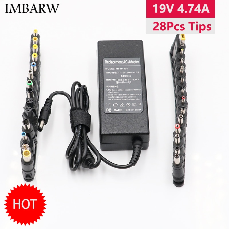19V 4.74A 90W Universal Laptop Power Adapter Charg... – Grandado