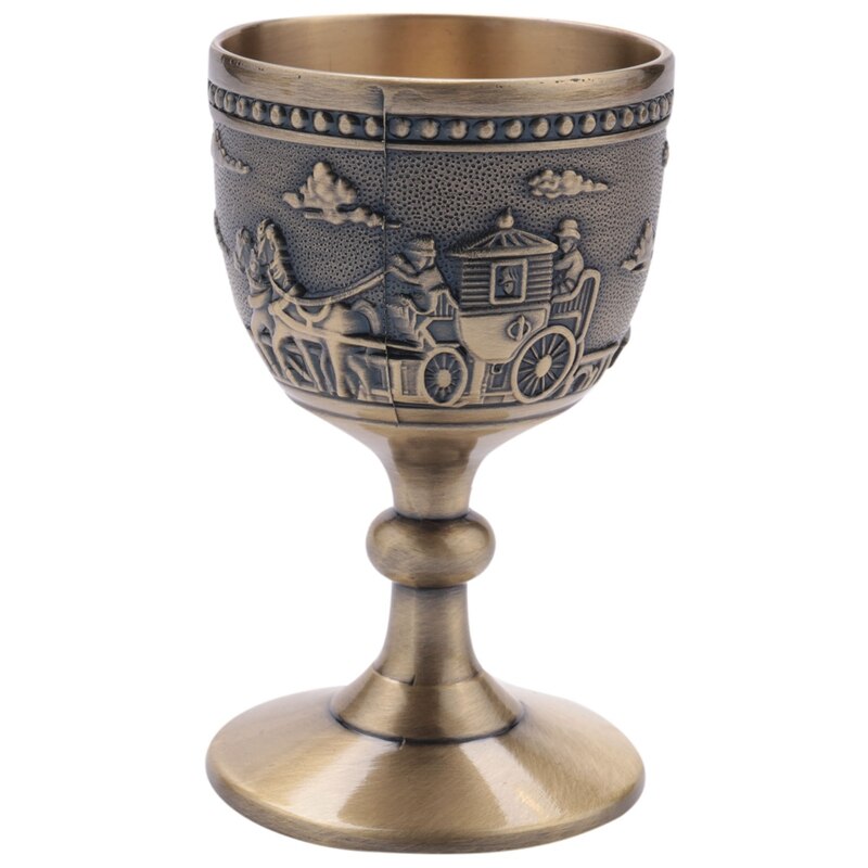 ! Classical Metal Wine Cup Handmade Small Goblet H... – Vicedeal