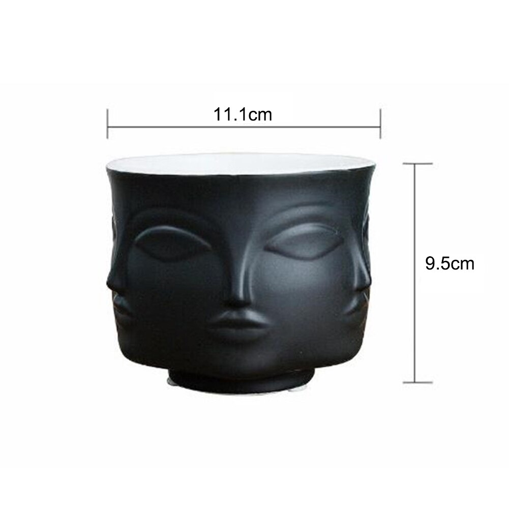 Nordic Vaso Artistic Human Face Pattern Vases for ... – Grandado