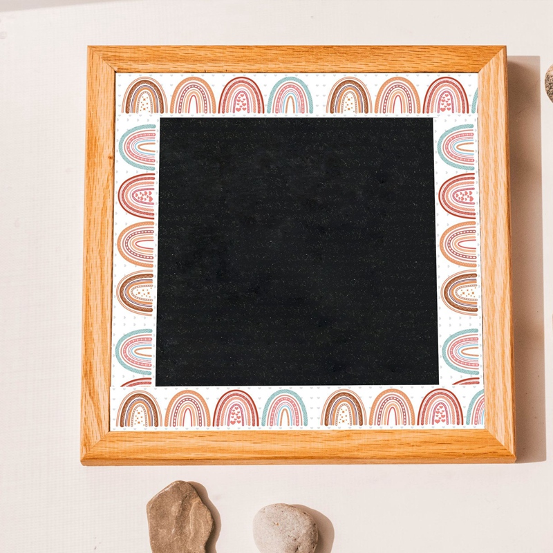 20M Simply Stylish Boho Rainbow Bulletin Board Bor... – Grandado
