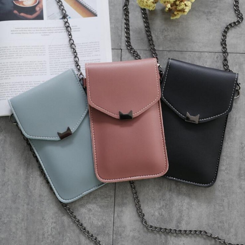 Cute PU Leather Purse Cat ear Decoration Long Wall... – Grandado