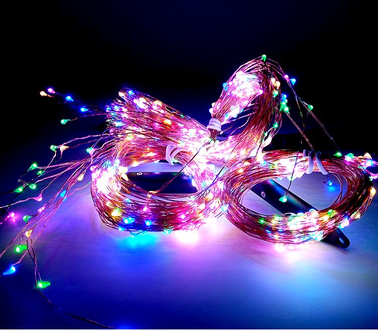 LED draussen Solar- Lampe Schnur Lichter 100/200 L... – Grandado