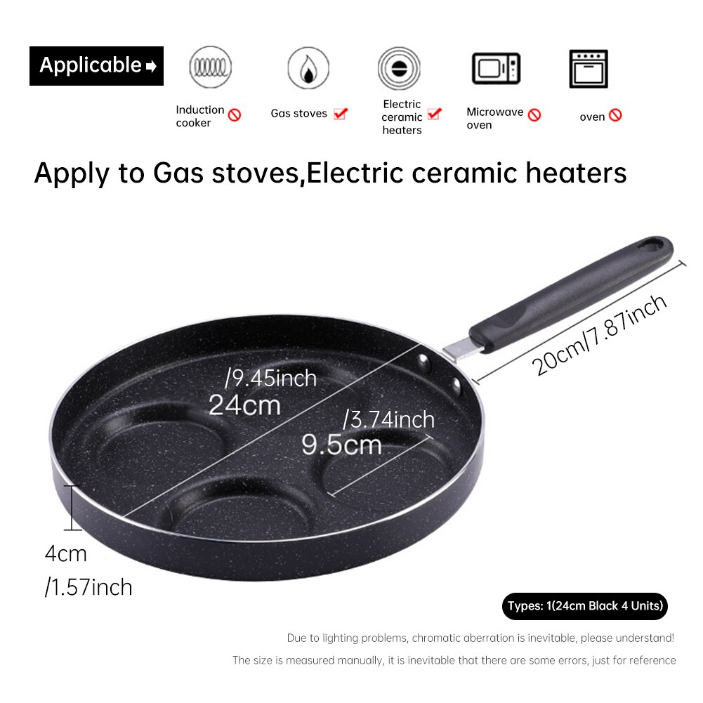 3 4 Units Pancake Kitchen Supplies Long Handle For... – Vicedeal