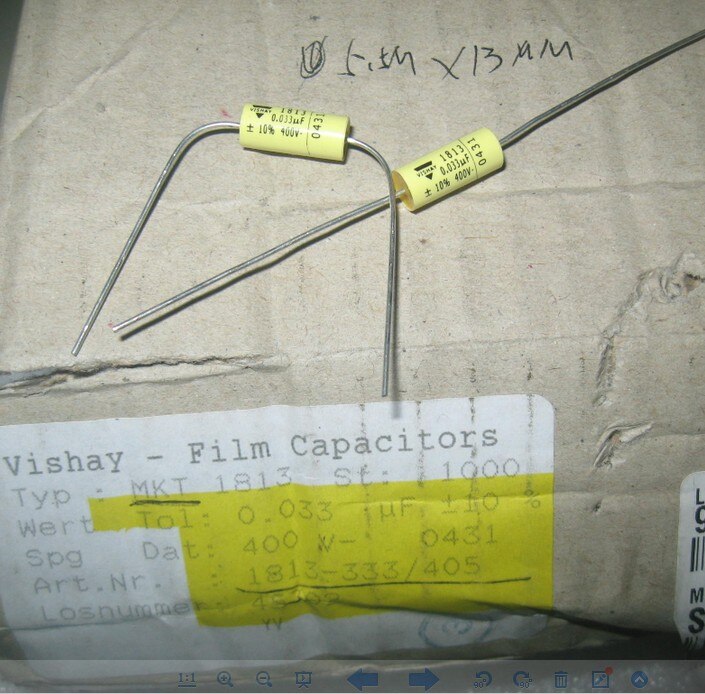 100% and original ERO 400V0.033UF 33N 1813 Copper ... – Grandado