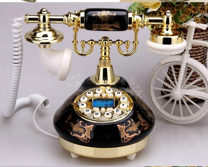 Ceramic rustic antique telephone home vintage tele... – Grandado
