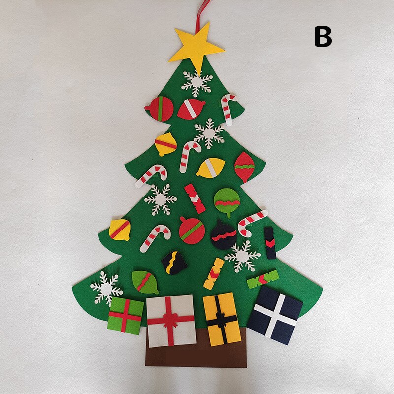 DIY Felt Christmas Tree Decor Santa Claus Kids Toy... – Grandado