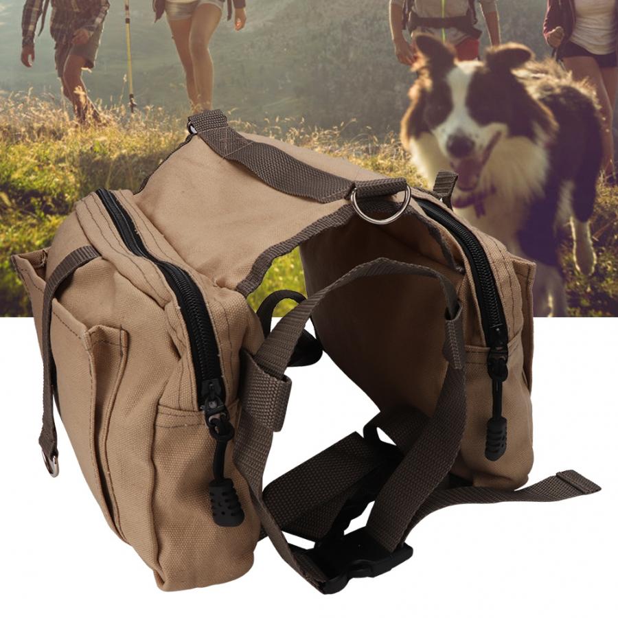 Pet Dog Outdoor Backpack Travel Camping Hiking Sad... – Vicedeal