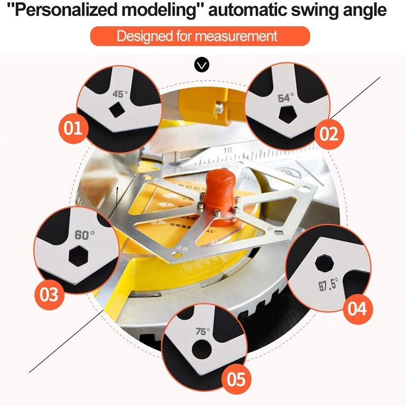 Magnetic Ruler Hexagon Table Saw Multi Angle Measu... – Grandado