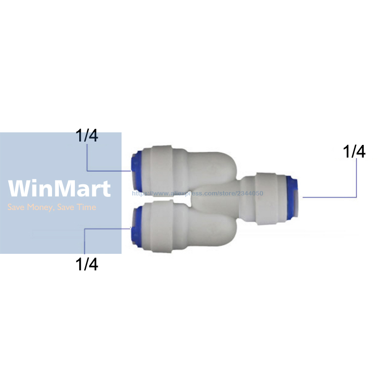 2 stk 1/4 push fitting type y hurtig tilslutning r... – Vicedeal